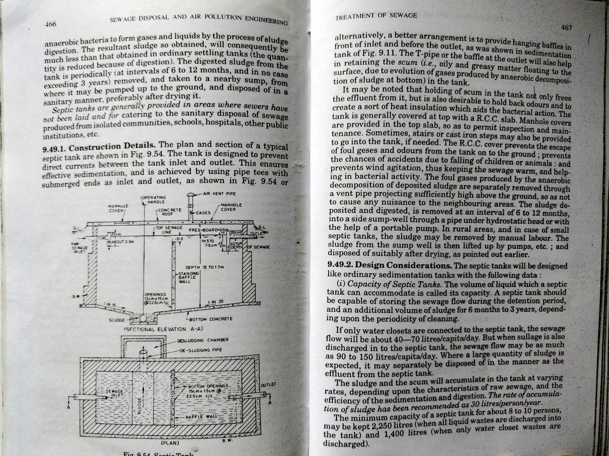 The Sewer System design and calculations | PDF