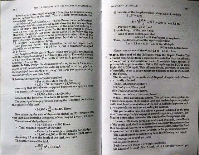 The Sewer System design and calculations | PDF