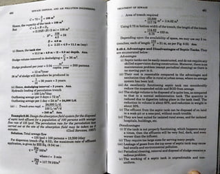 The Sewer System design and calculations | PDF