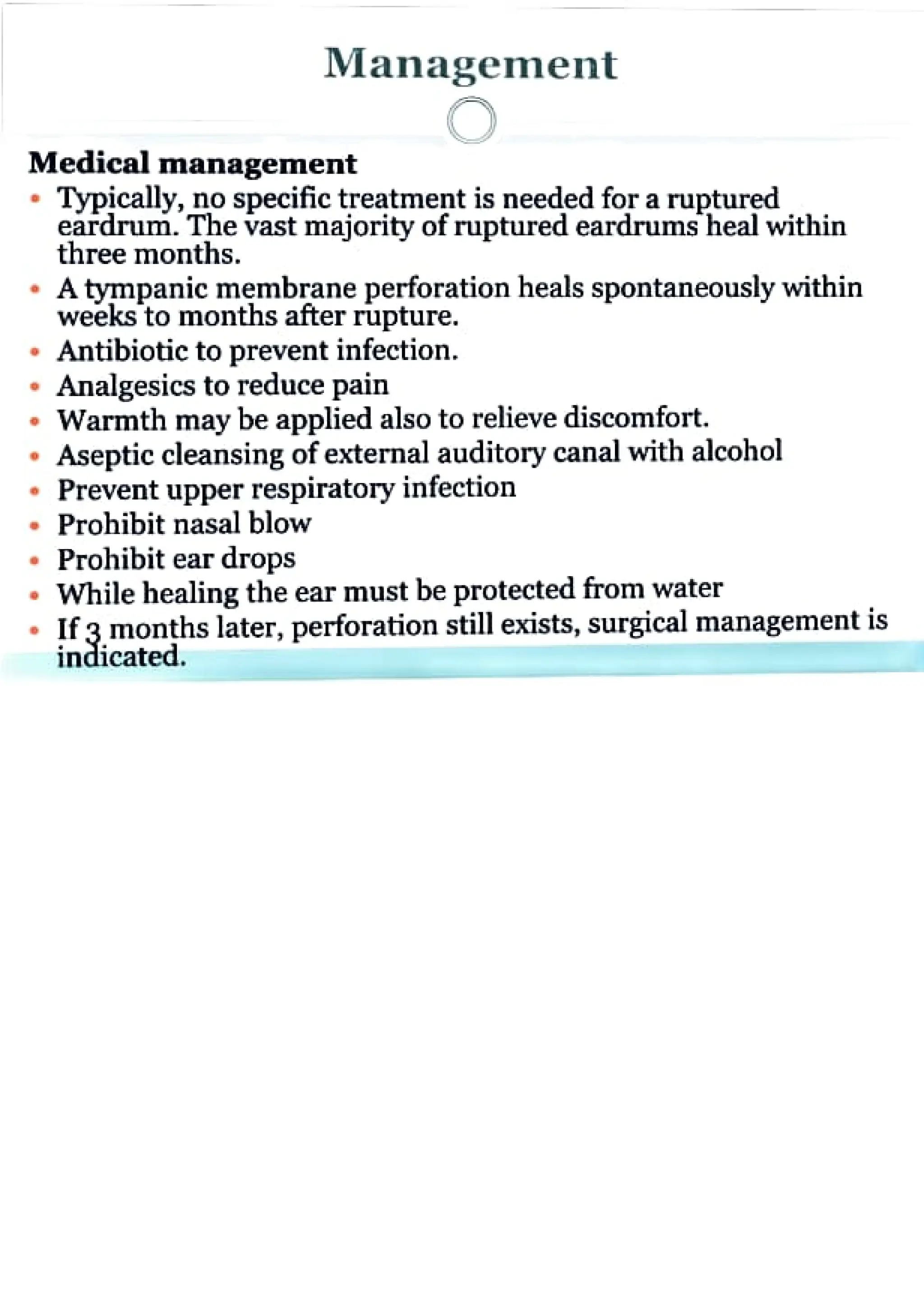 Tympanic membrane perforation seminar pdf.! | PDF