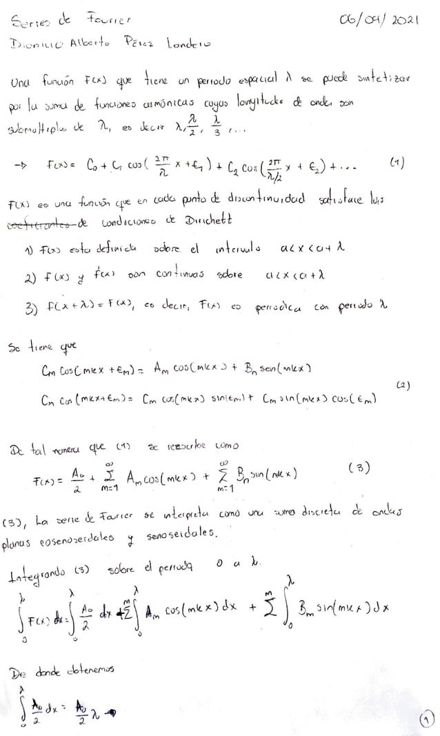 Series de Fourier | PDF