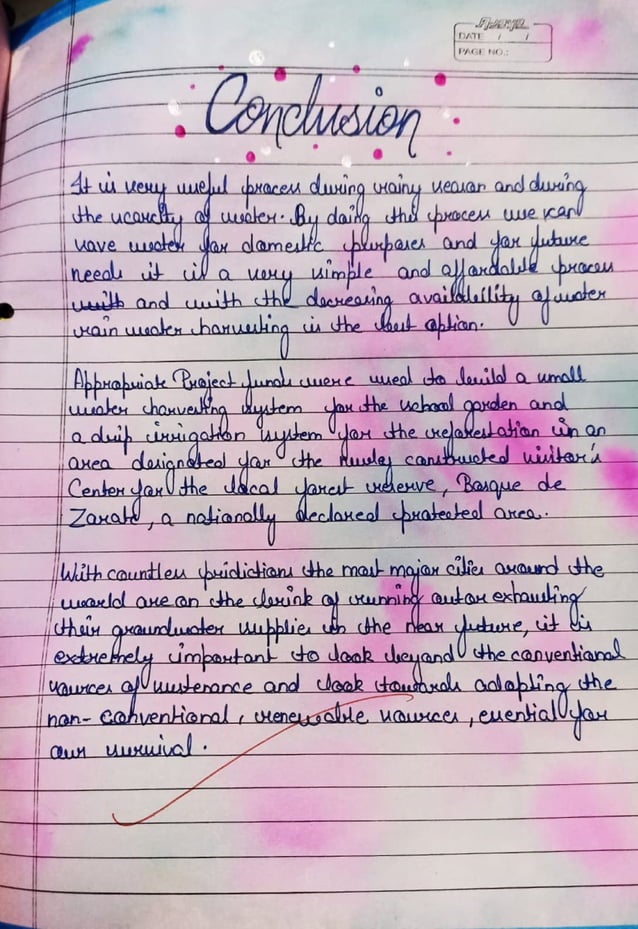 CBSE class 12 economics project work rainwater harvesting | PDF