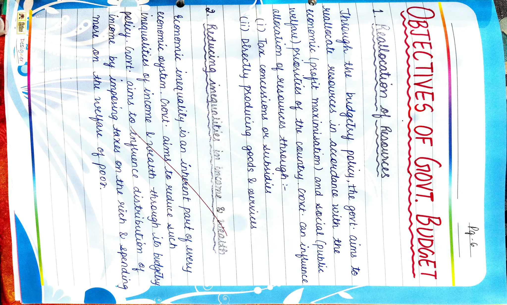 Project on govt budget class 12 of economics class 12 class 12 ...