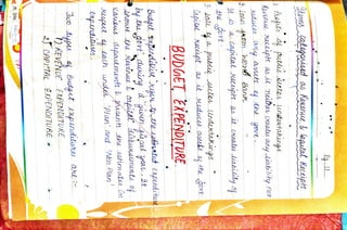 Project on govt budget class 12 of economics class 12 class 12 ...