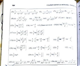 Evaluation of integrals by Laplace transforms | PDF