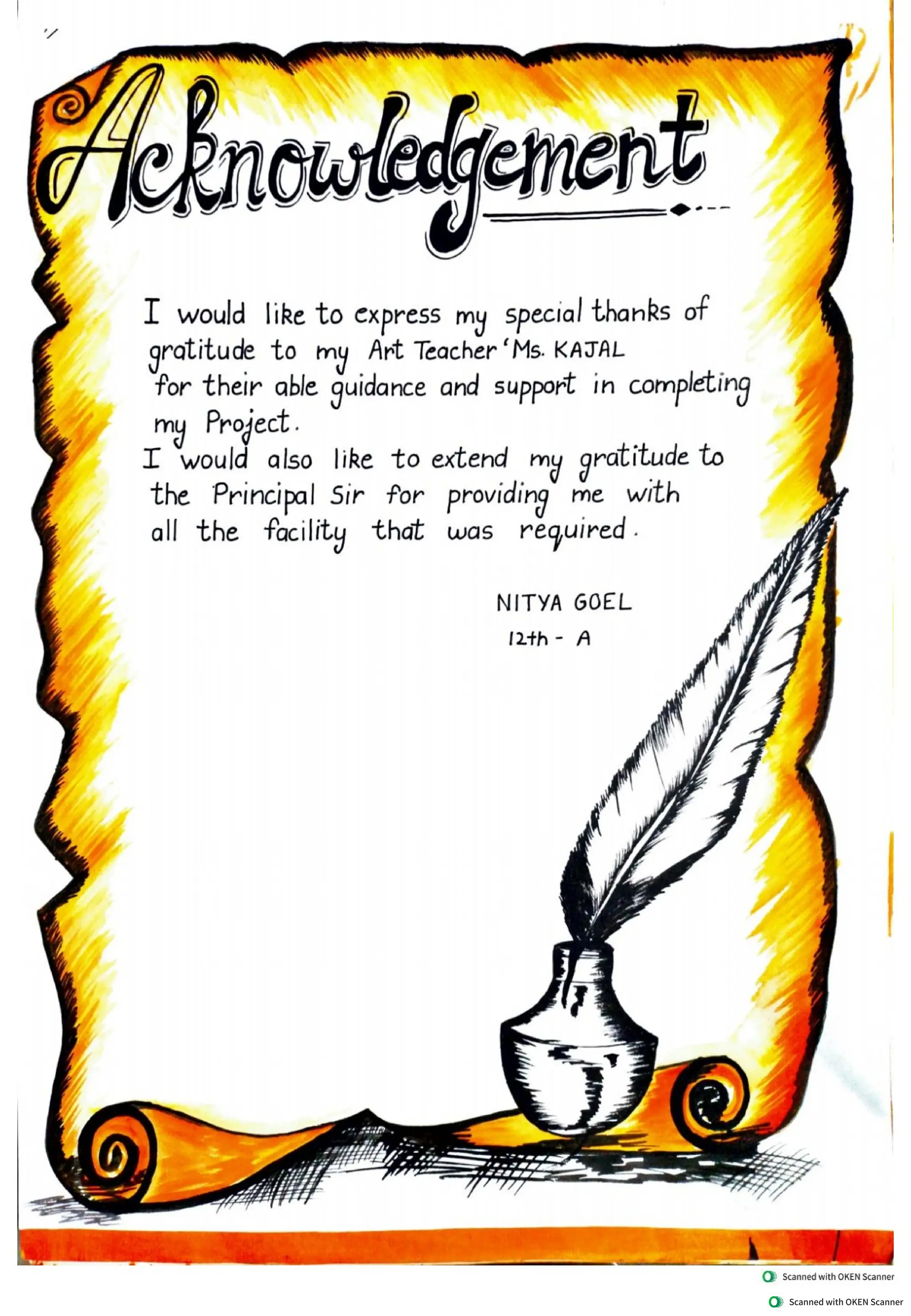 Fine arts Practical File class 12 CBSE 2023-24 | PDF