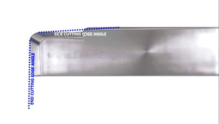 About single point cutting tool and different angles associated with it ...