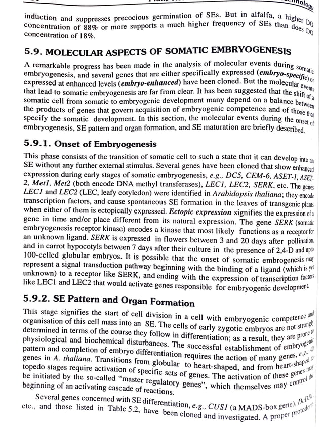 Somatic embryogenies | PDF