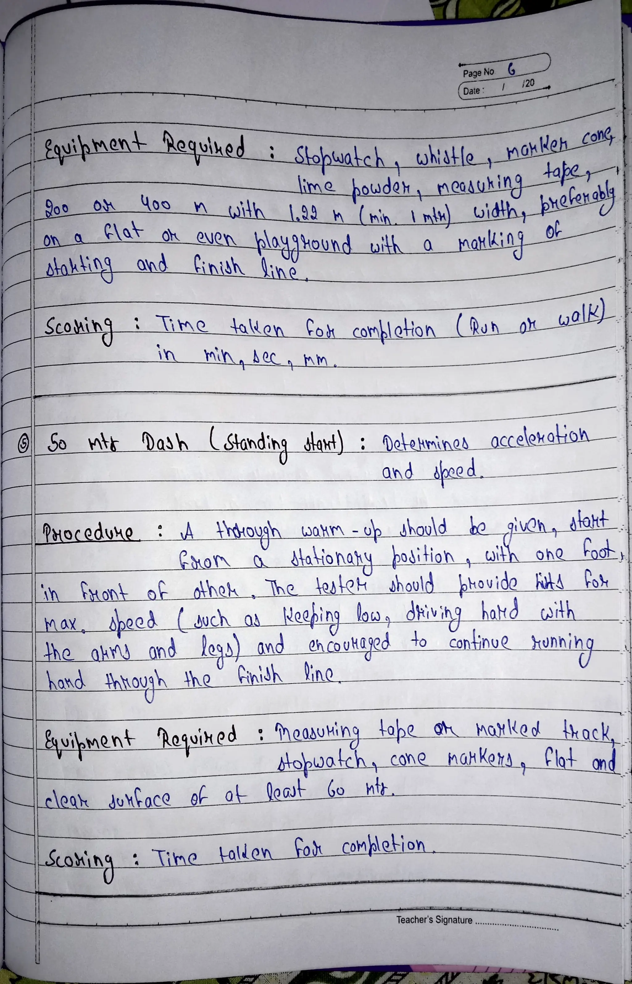 Class 12th PHE Practical - 1 [SAI Khelo India Physical Fitness Test] | PDF