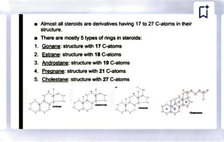 NOMENCLATURE AND STEREOCHEMISTRY OF STEROIDS | PDF