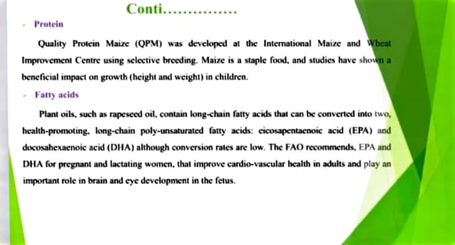 Biofortification and food additives | PPT