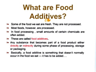 Biofortification and food additives | PPT