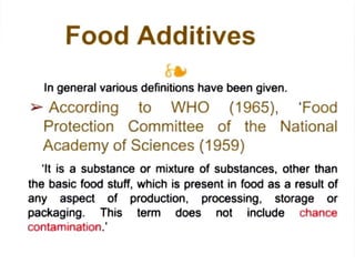 Biofortification and food additives | PPT