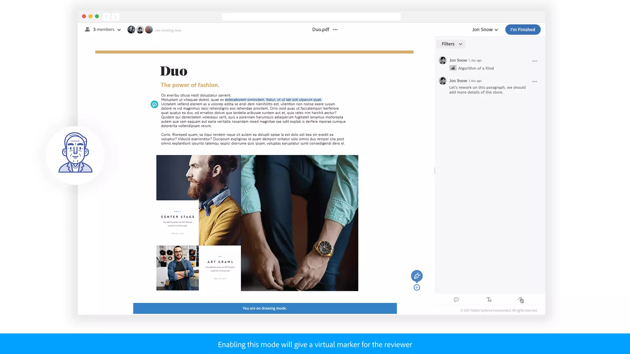 Collaboration Experience in Adobe Indesign | PPT