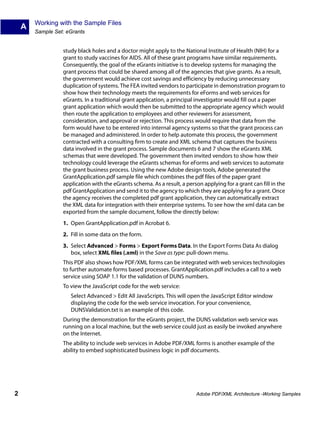 Adobe xml formssamples | PDF