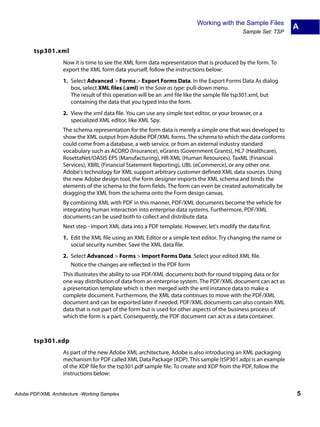 Adobe xml formssamples | PDF