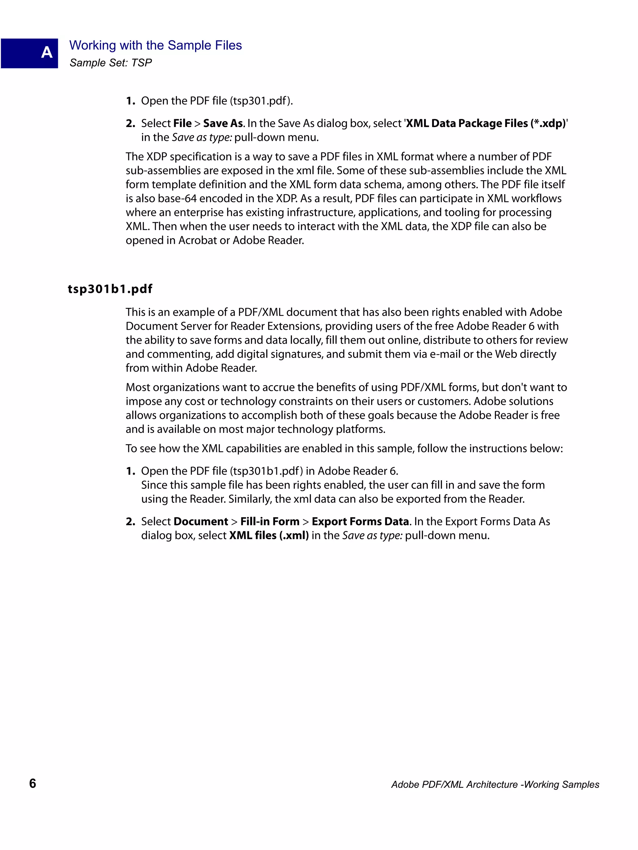 Adobe xml formssamples | PDF