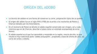 Adobo arequipeño | PPTX