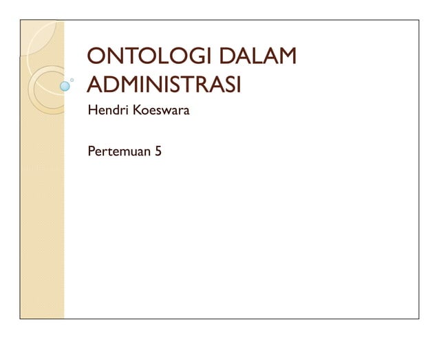 hendri koeswara | PPT
