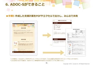 ADOC-S：概要資料 | PPT