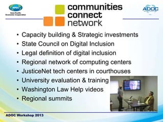 Digital Inclusion Projects & Partnerships: for APEC ADOC | PPT