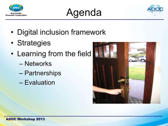 Digital Inclusion Projects & Partnerships: for APEC ADOC | PPT