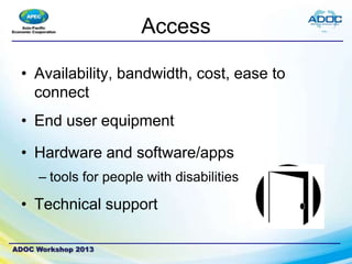 Digital Inclusion Projects & Partnerships: for APEC ADOC | PPT