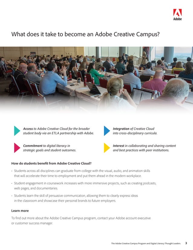 Adobe Digital Literacy Thoughtleaders / Creative Campus | PDF