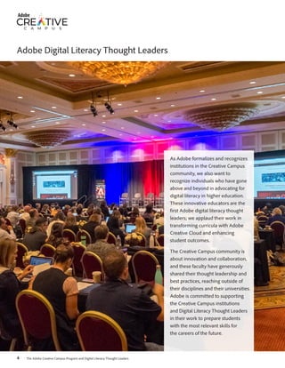 Adobe Digital Literacy Thoughtleaders / Creative Campus | PDF