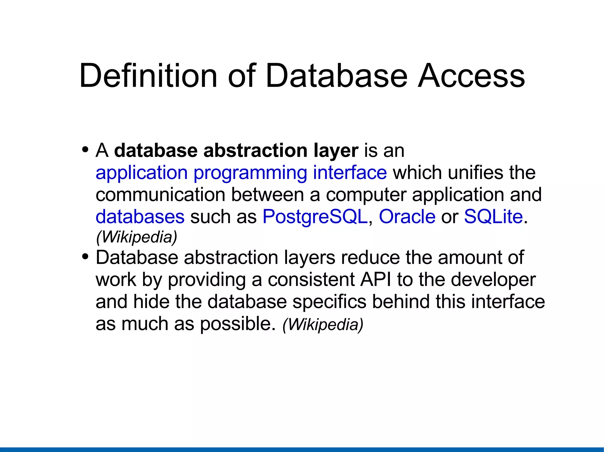 Adodb Pdo Presentation | PPT Adodb Pdo Presentation | PPT