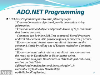 ADO.NET
