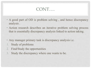ANALYSIS OF DISCREPANCIES IN ORGANIZATIONAL DEVELOPMENT | PPTX