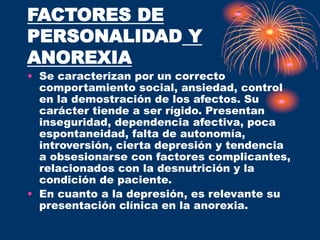 Adolescencia - Anorexia | PPT