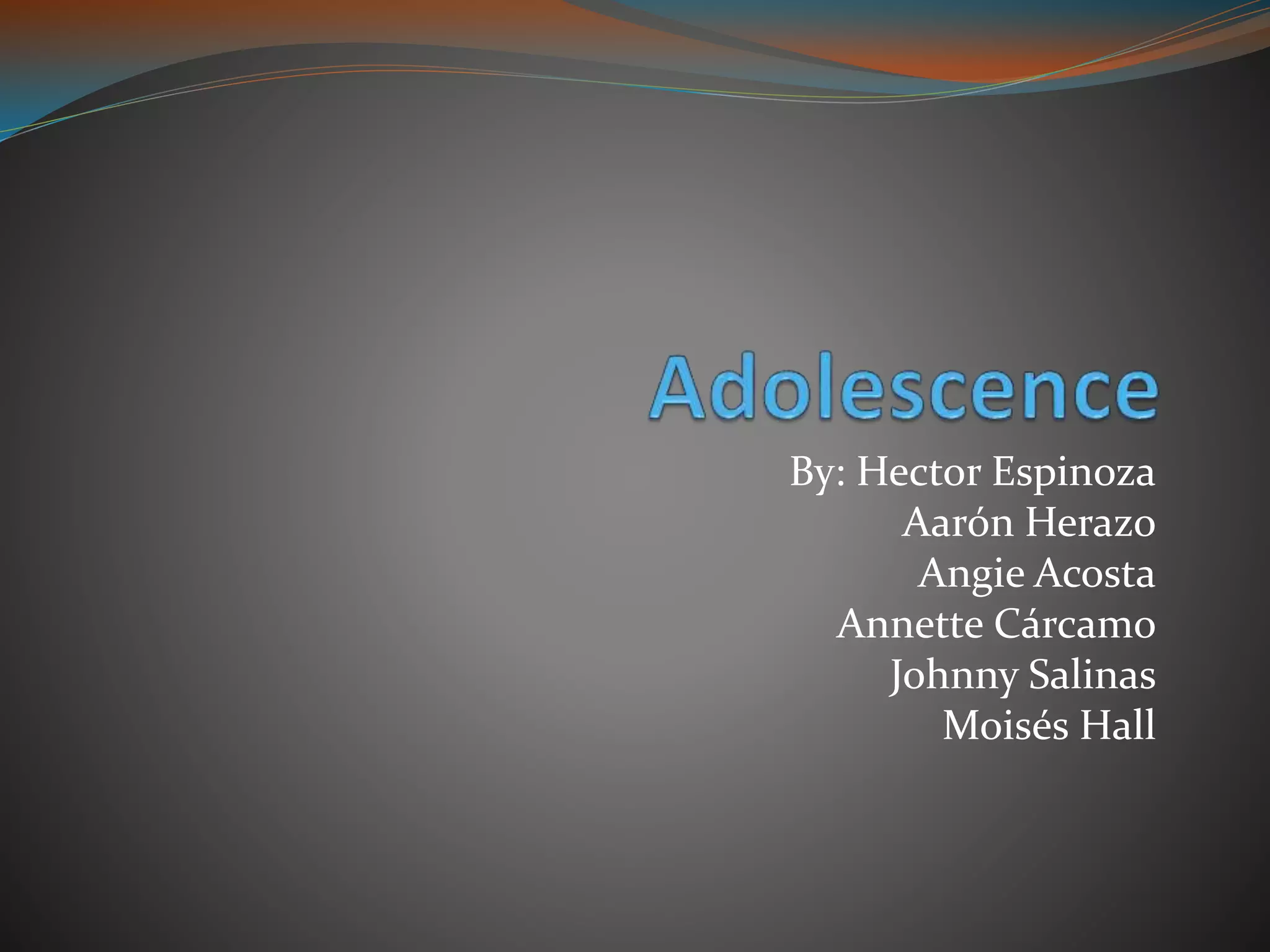Adolescence | PPT