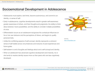 Lifespan Development: Adolescence Powerpoint | PPTX