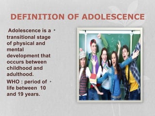 Adolescence | PPTX