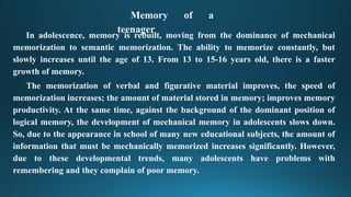 ADOLESCENCE psychology and characteristics | PPTX
