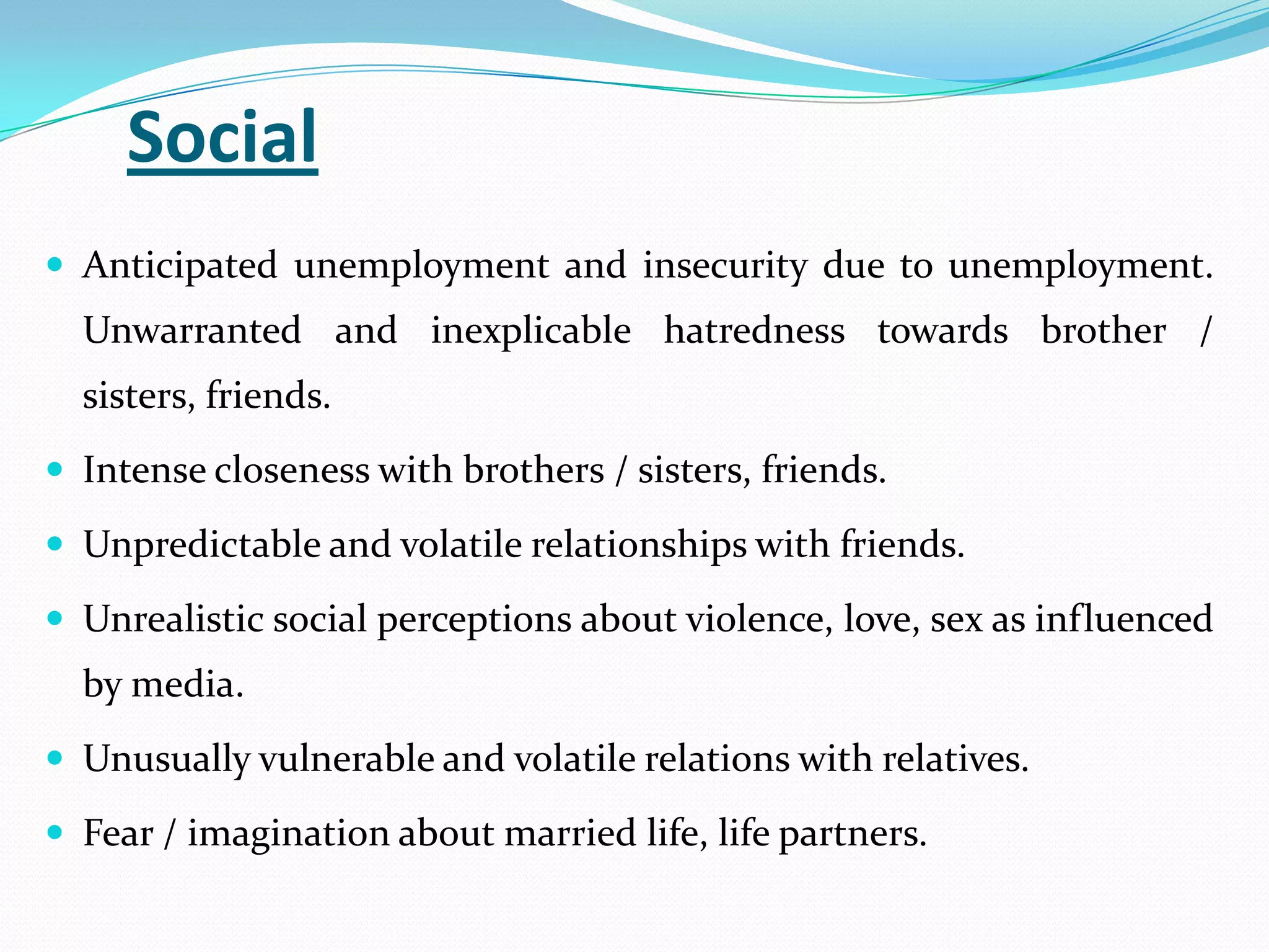 Adolescence characteristics and problems | PPTX