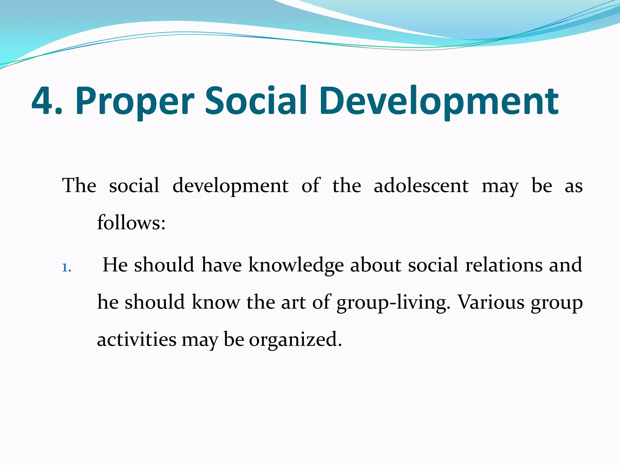 Adolescence characteristics and problems | PPTX