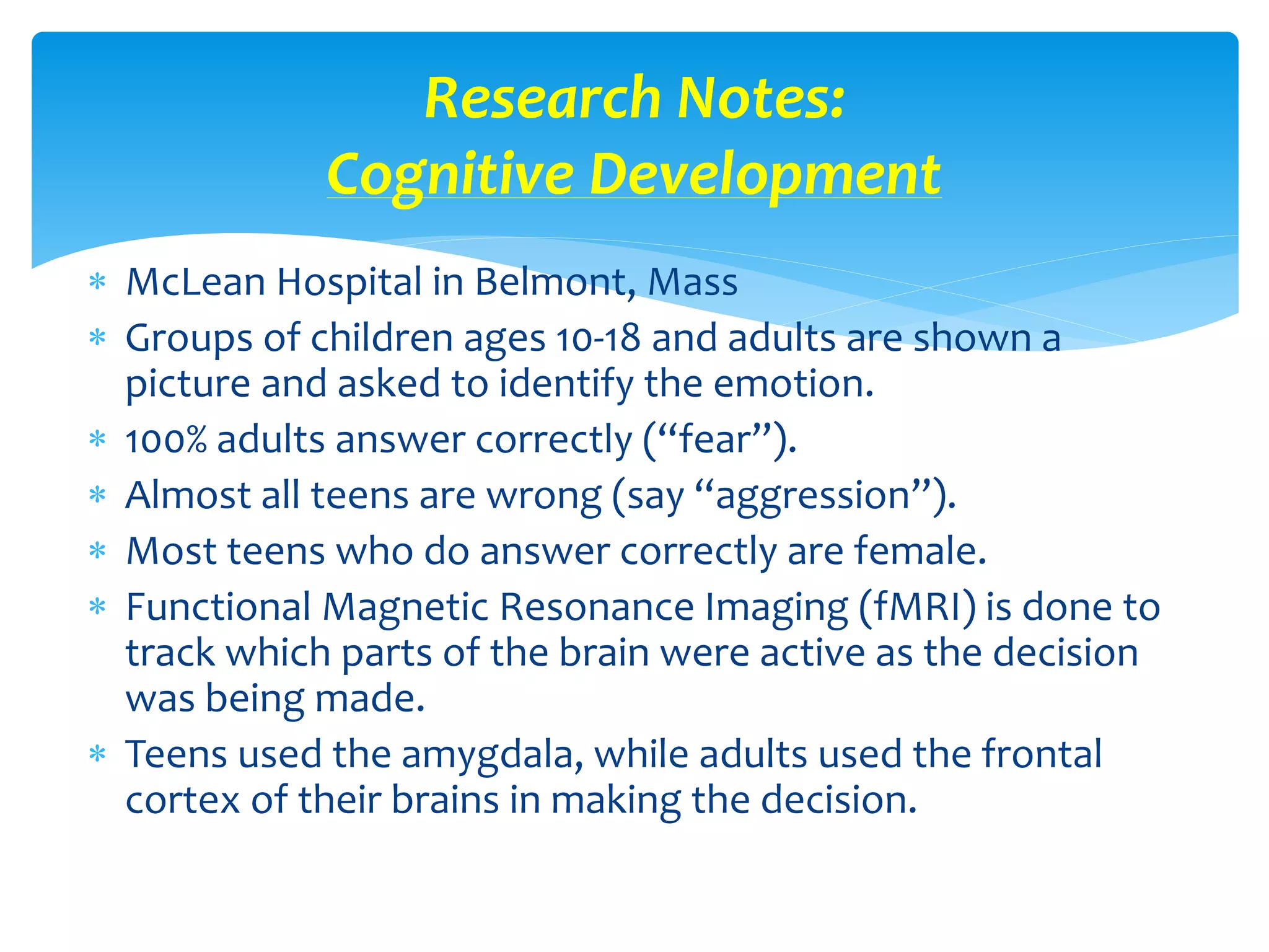 Adolescence Characteristics | PPTX