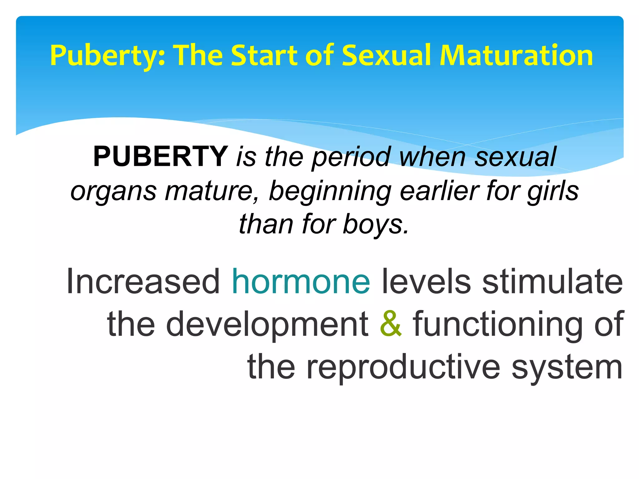 Adolescence Characteristics | PPTX