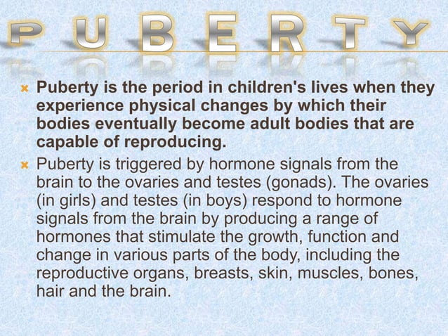 Adolescence Education Program Pptx