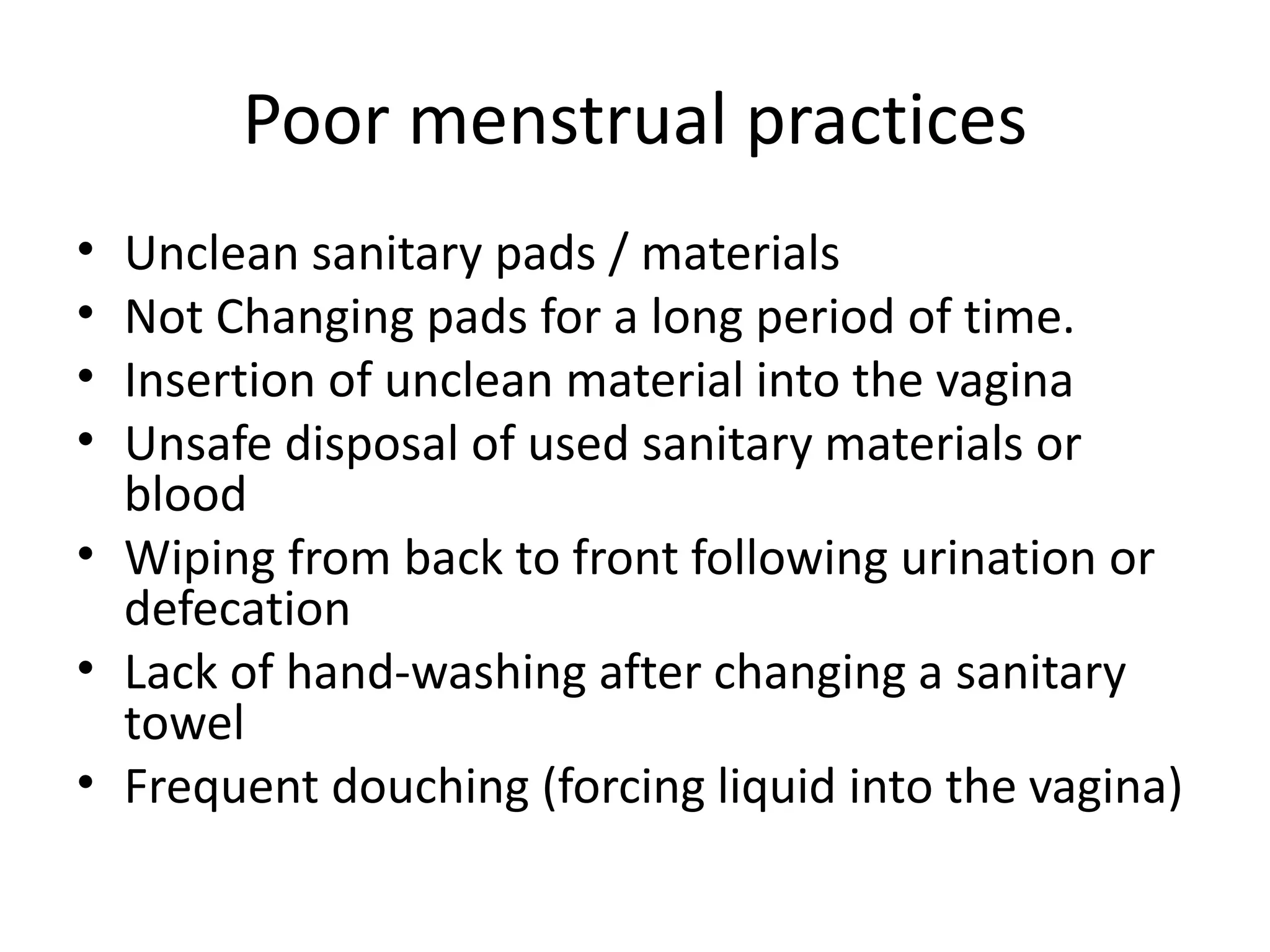 Adolescence health & menstural hygeine for girls | PPTX