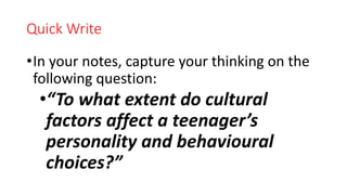 Adolescence intro | PPTX