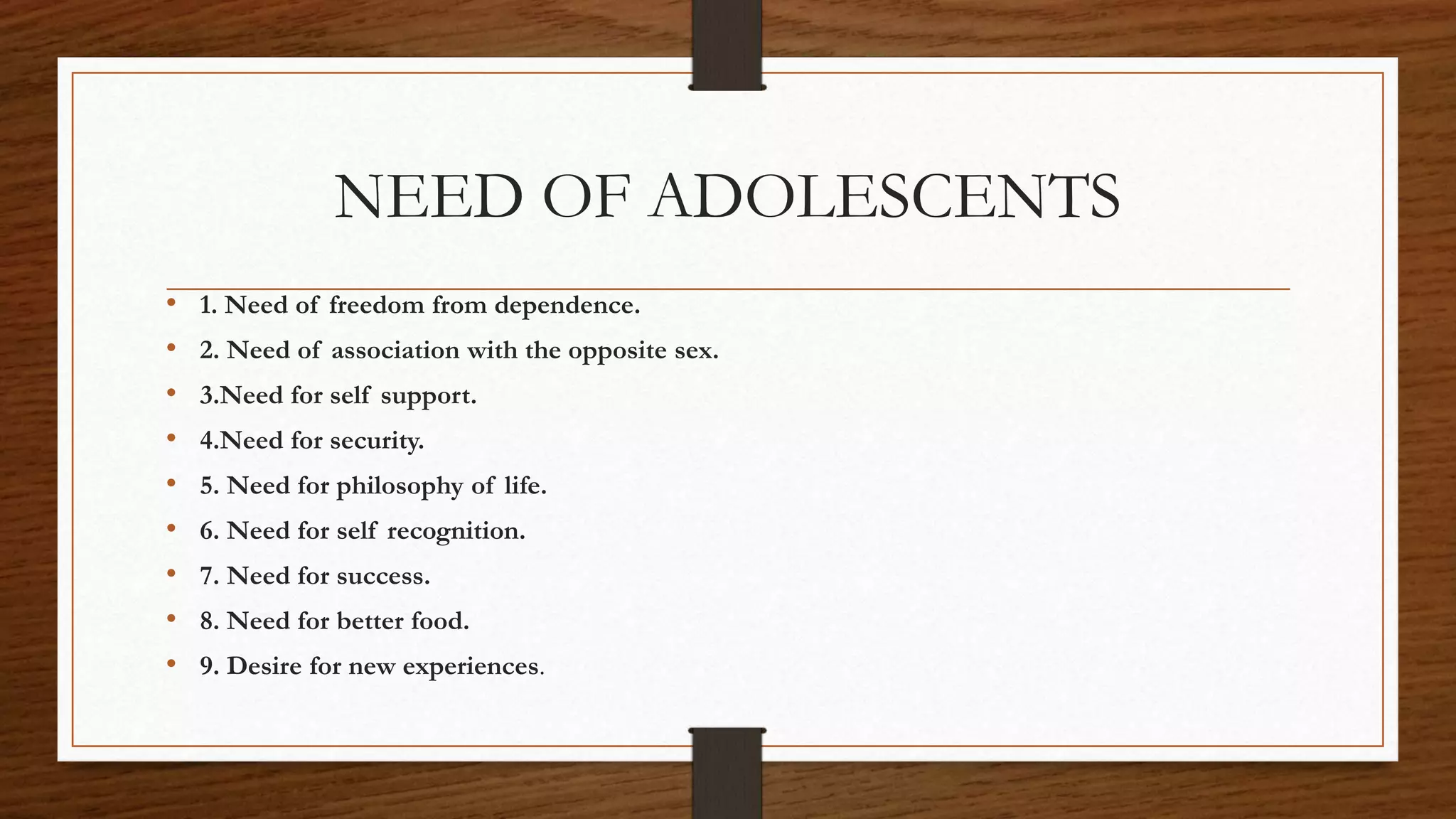 Adolescence Period And Stages, Need, importance, Characteristics | PPTX