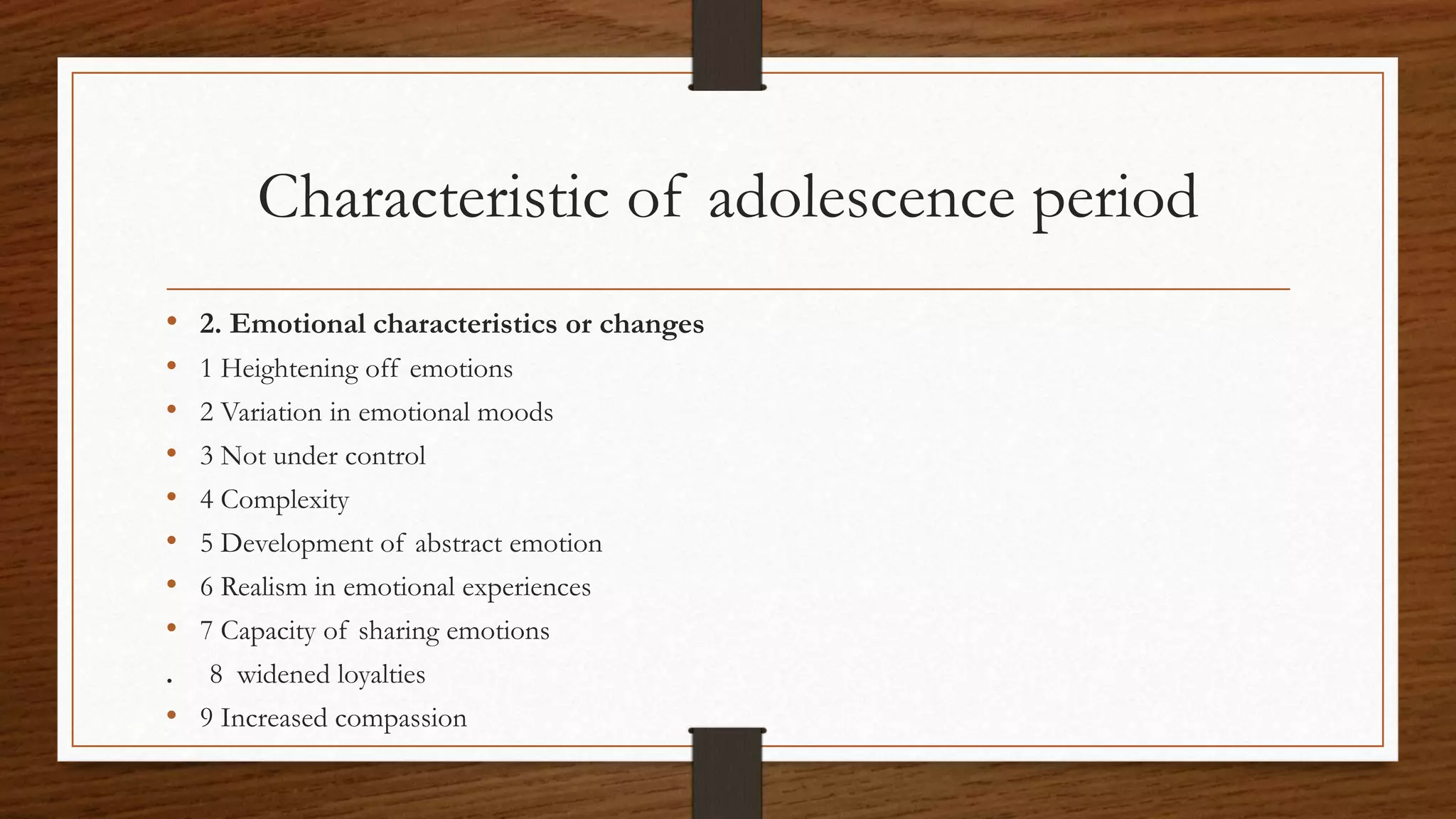 Adolescence Period And Stages, Need, importance, Characteristics | PPTX