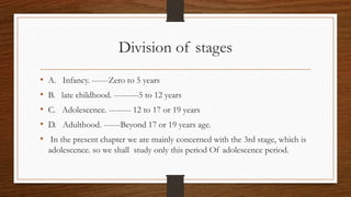 Adolescence Period And Stages, Need, importance, Characteristics | PPTX ...