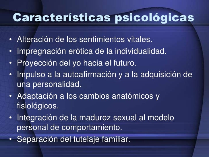 CARACTERISTICAS PSICOLOGICAS DE LOS ADOLESCENTES DE 15 A 18 ANOS ️ ...