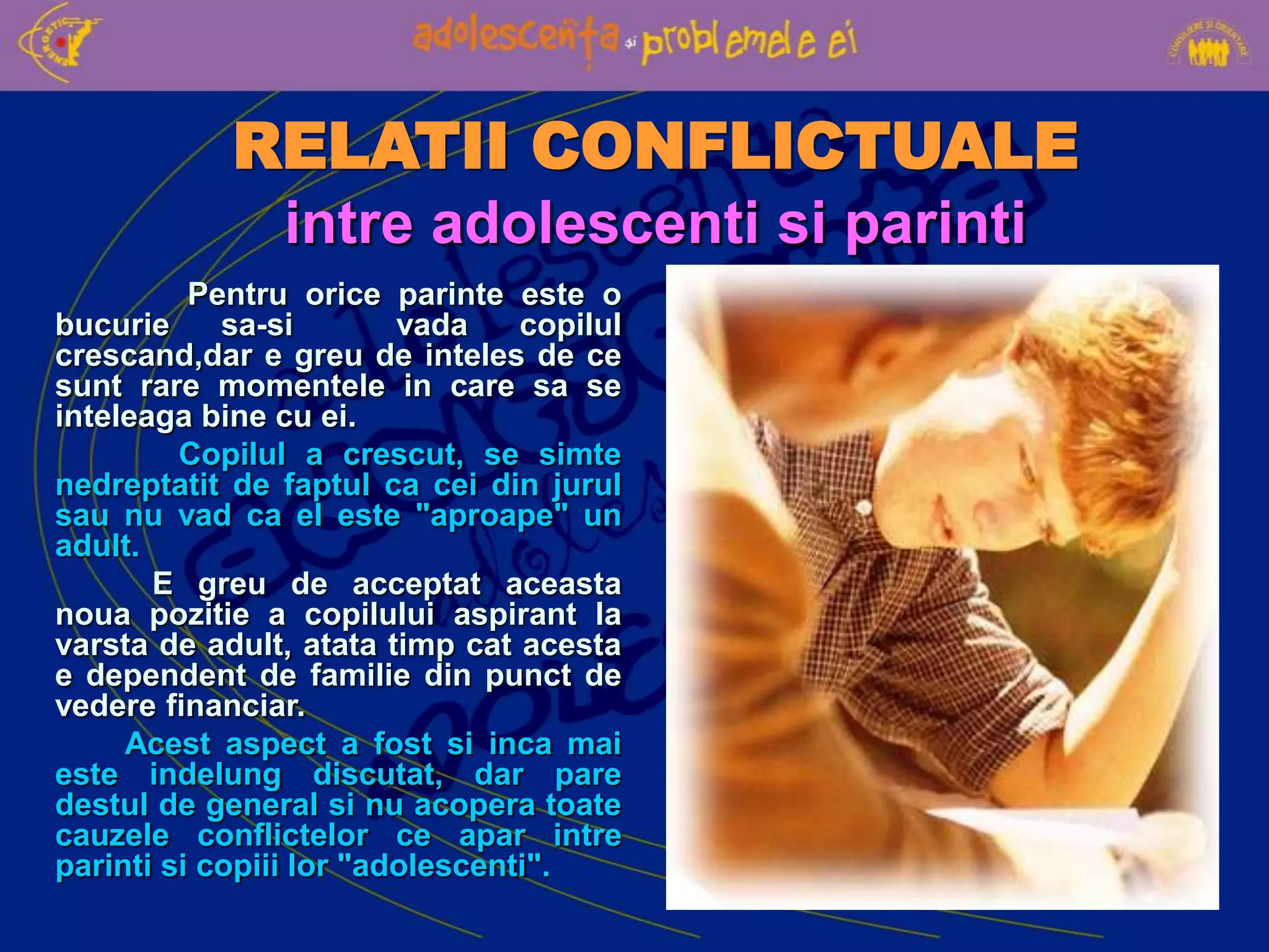 Adolescenta si problemele ei | PPT