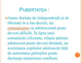 Adolescenta si pubertatea | PPTX
